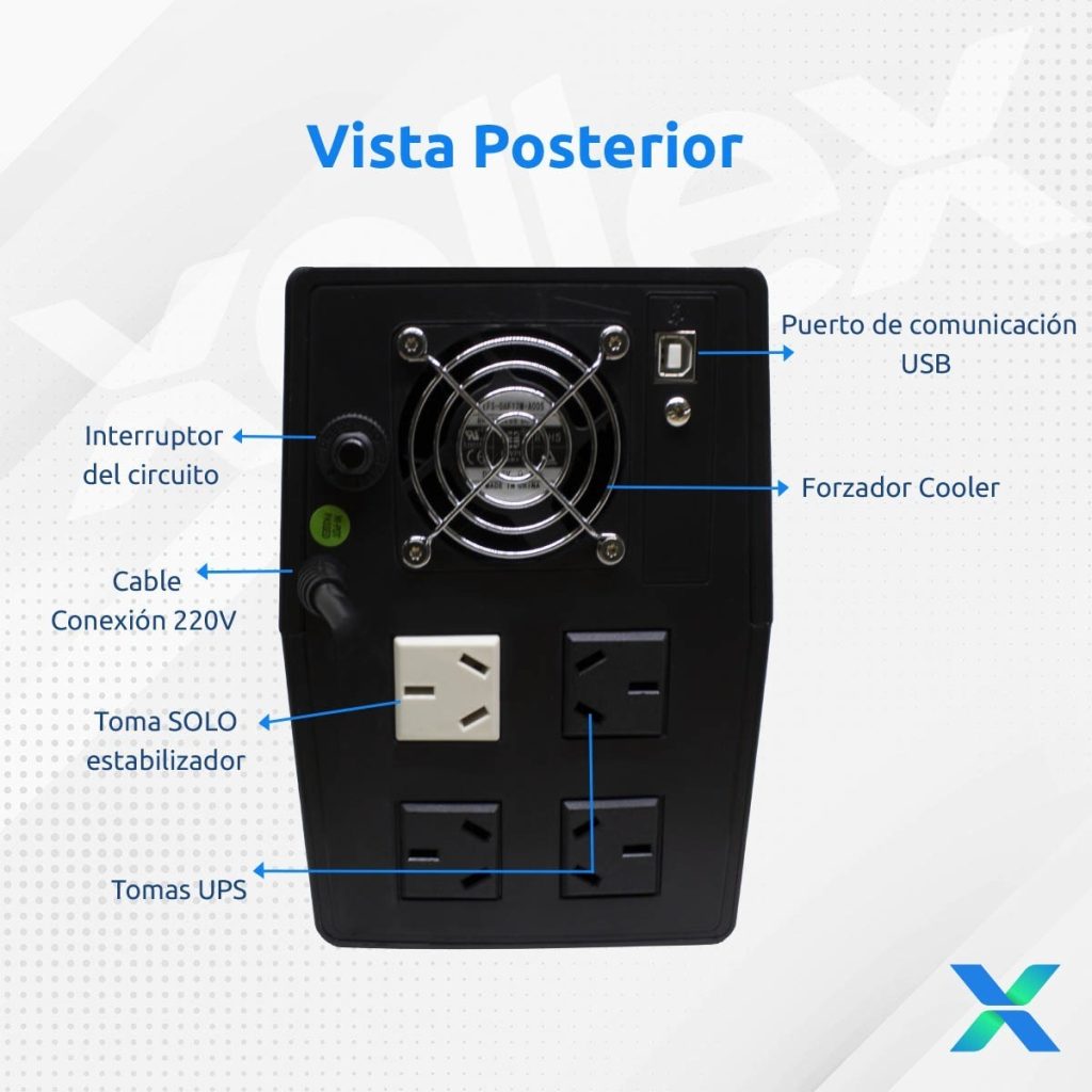 Ups Estabilizador 1500va 900w Lyonn Ctb-1500ap Led Usb – RMS-ENLINEA