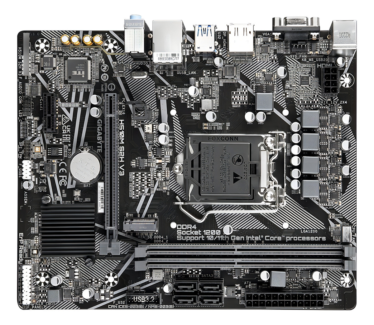 Mother Gigabyte H510m S2h V3 R2.0 S1200 Ddr4 – RMS-ENLINEA