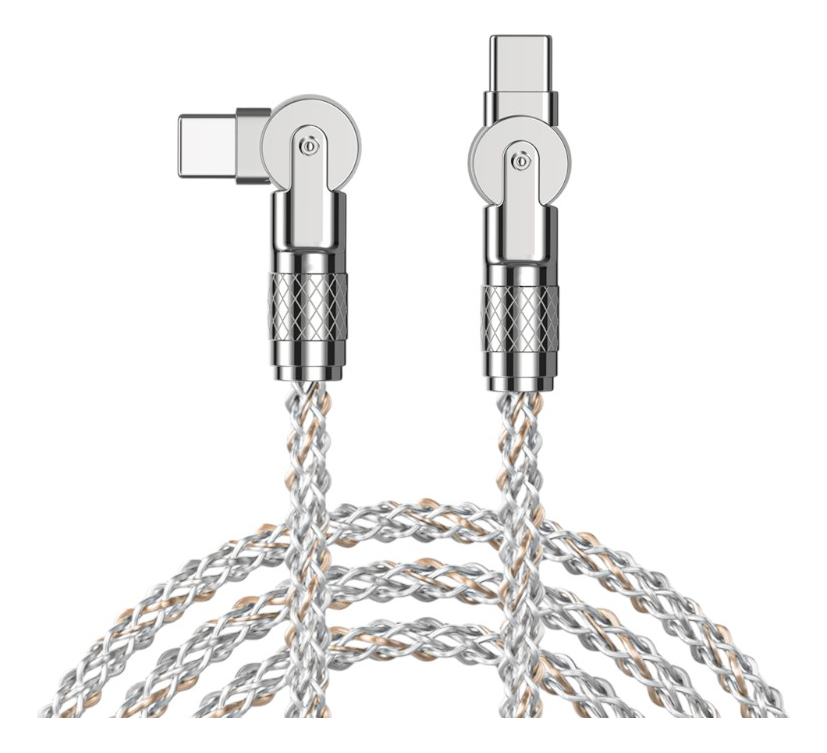 Cable Tipo C A Tipo C Con Rgb 100w Largo 1m Hasta 10gbps – RMS-ENLINEA
